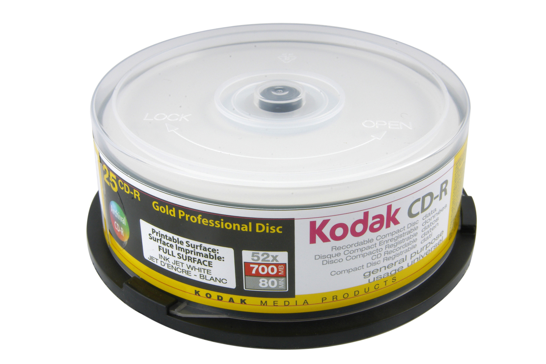 Neu: Kodak Professional Gold CDs und DVDs bedruckbar, B.I.G.- Brenner ...